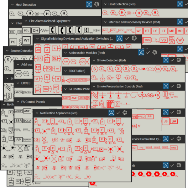 Bluebeam Tool Sets | Fire Alarm Symbols | Digital Download