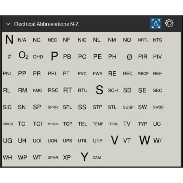 Bluebeam Tool Sets | Common Electrical Symbols | Digital Download